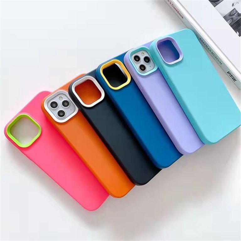Clean mobile phone cases made of different materials
